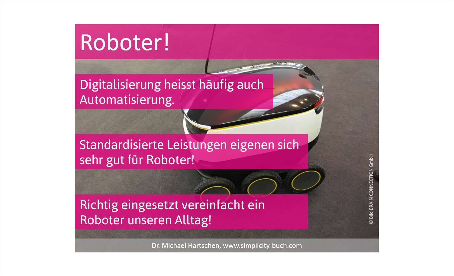 Roboter für mehr Einfachheit - sieht so die Zukunft aus? - simplicity. Buch Roboter für mehr Einfachheit - sieht so die Zukunft aus? - simplicity. Buch